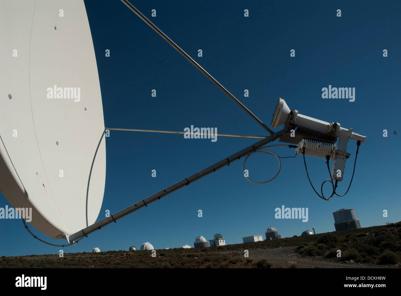 South Africa. 2008.Sutherland in the Karoo. The SAAO's observatory near ...