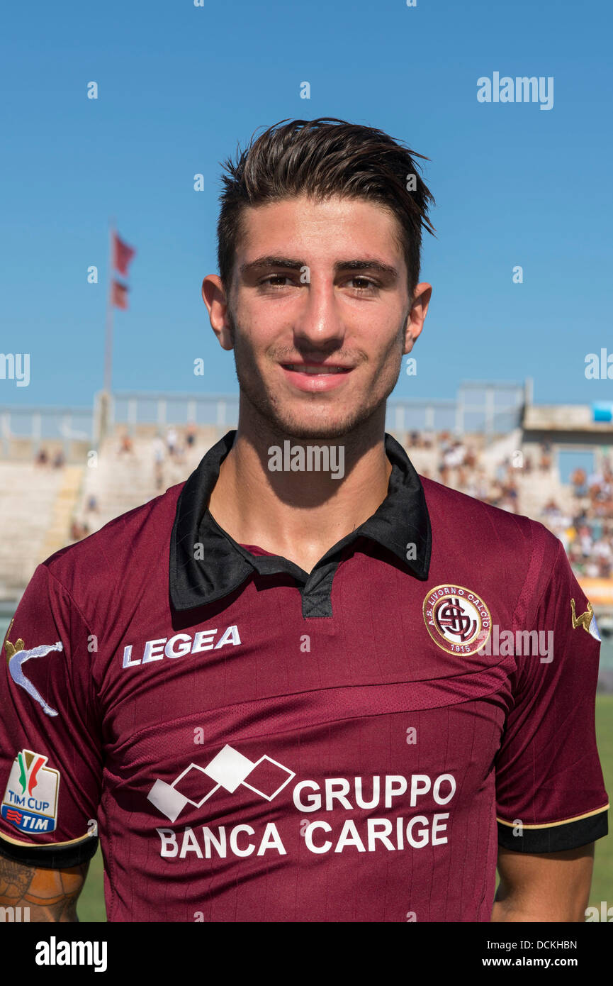 Cristiano Piccini (Livorno), AUGUST 17, 2013 - Football / Soccer ...