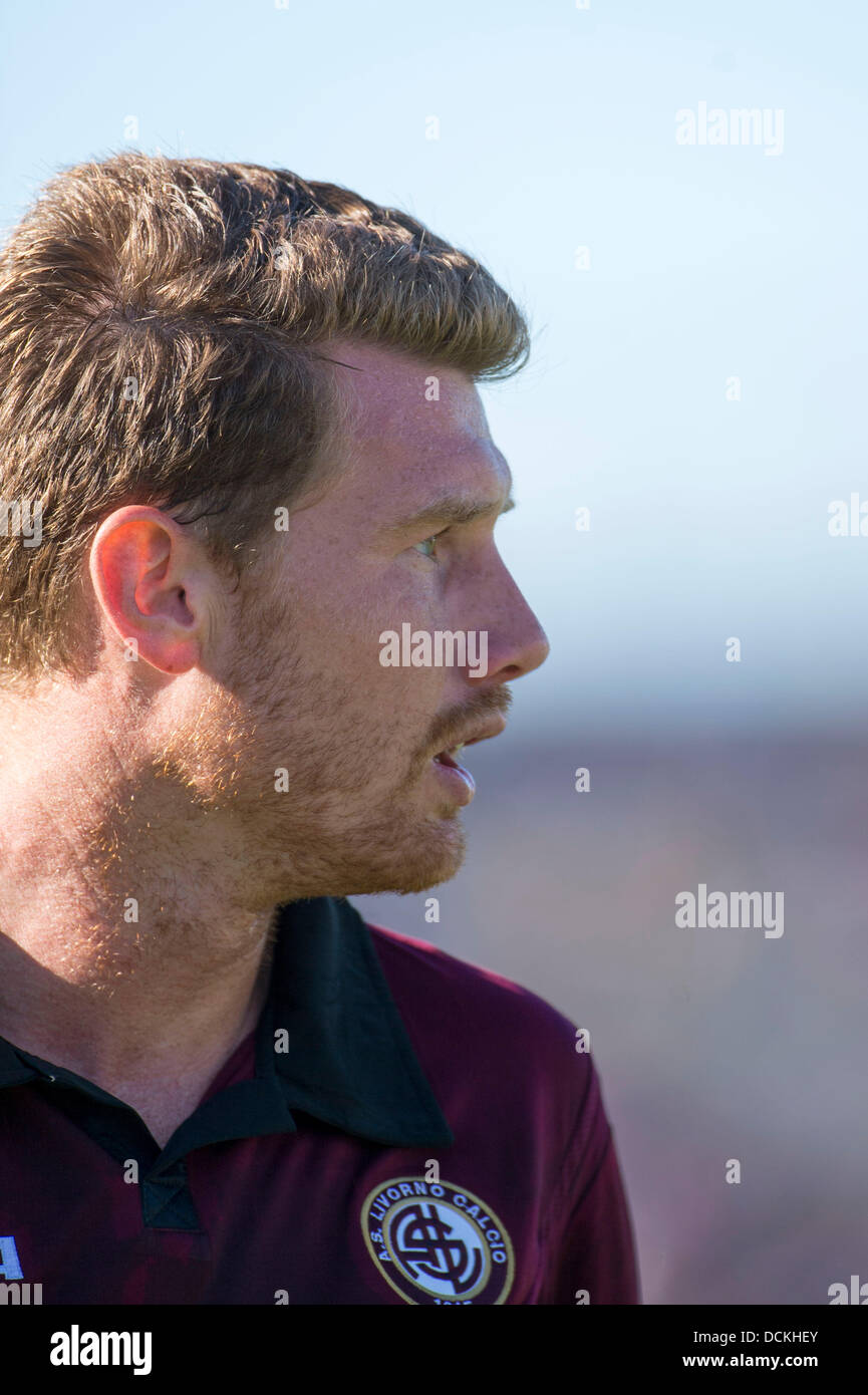 Luca Belingheri (Livorno), AUGUST 17, 2013 - Football / Soccer : Coppa ...