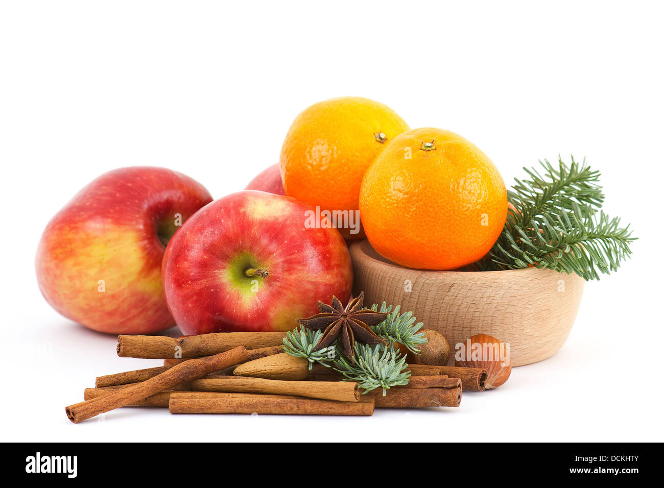Tangerine tree green fruits Cut Out Stock Images & Pictures - Alamy