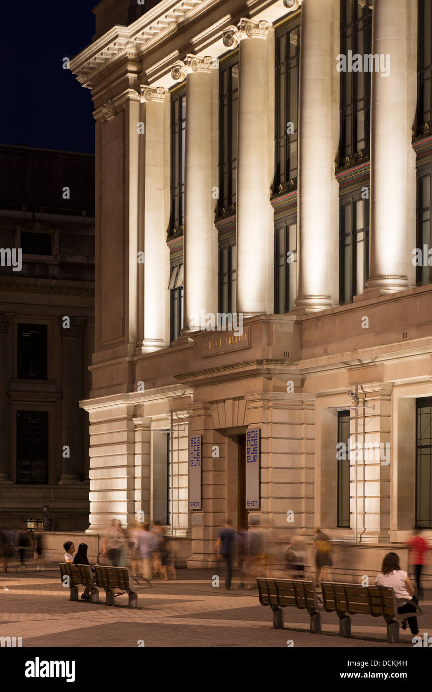 The Science Museum at night, London, United Kingdom. Architect: Richard ...