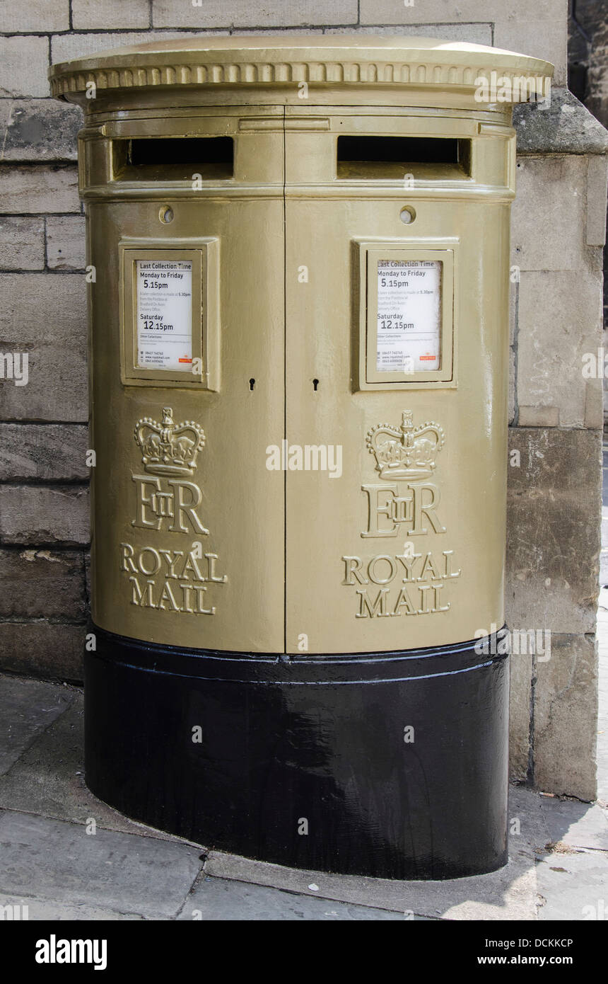 Gold letter boxes hi-res stock photography and images - Alamy