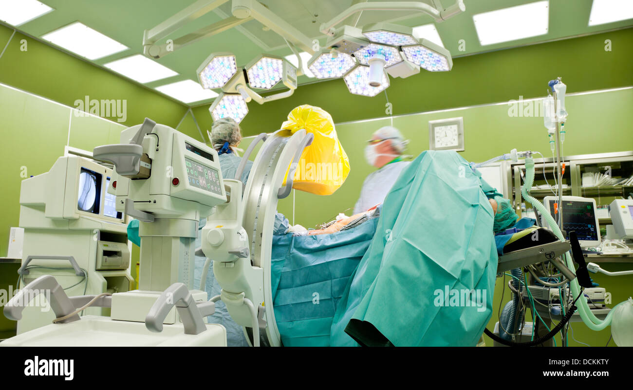 hospital operation scanner Stock Photo - Alamy
