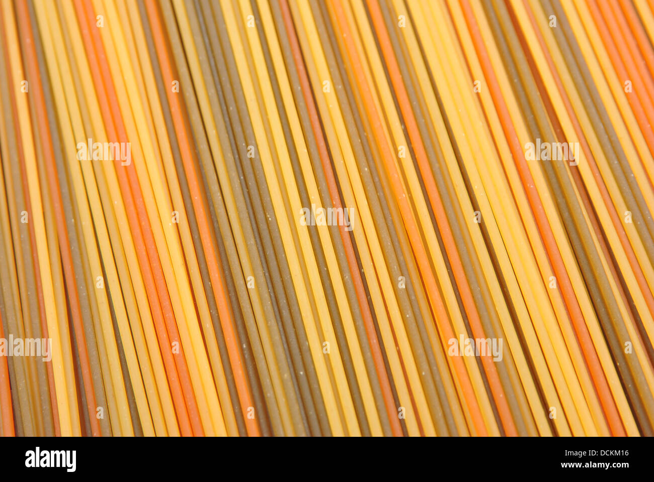 some home made raw spaghetti in different colour Stock Photo - Alamy