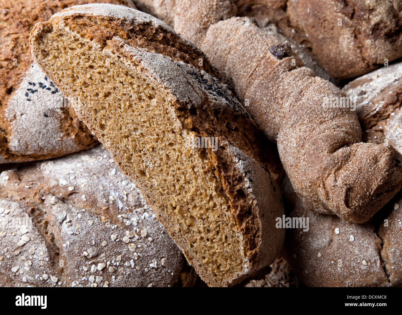 Fresh whole weed bread Stock Photo - Alamy