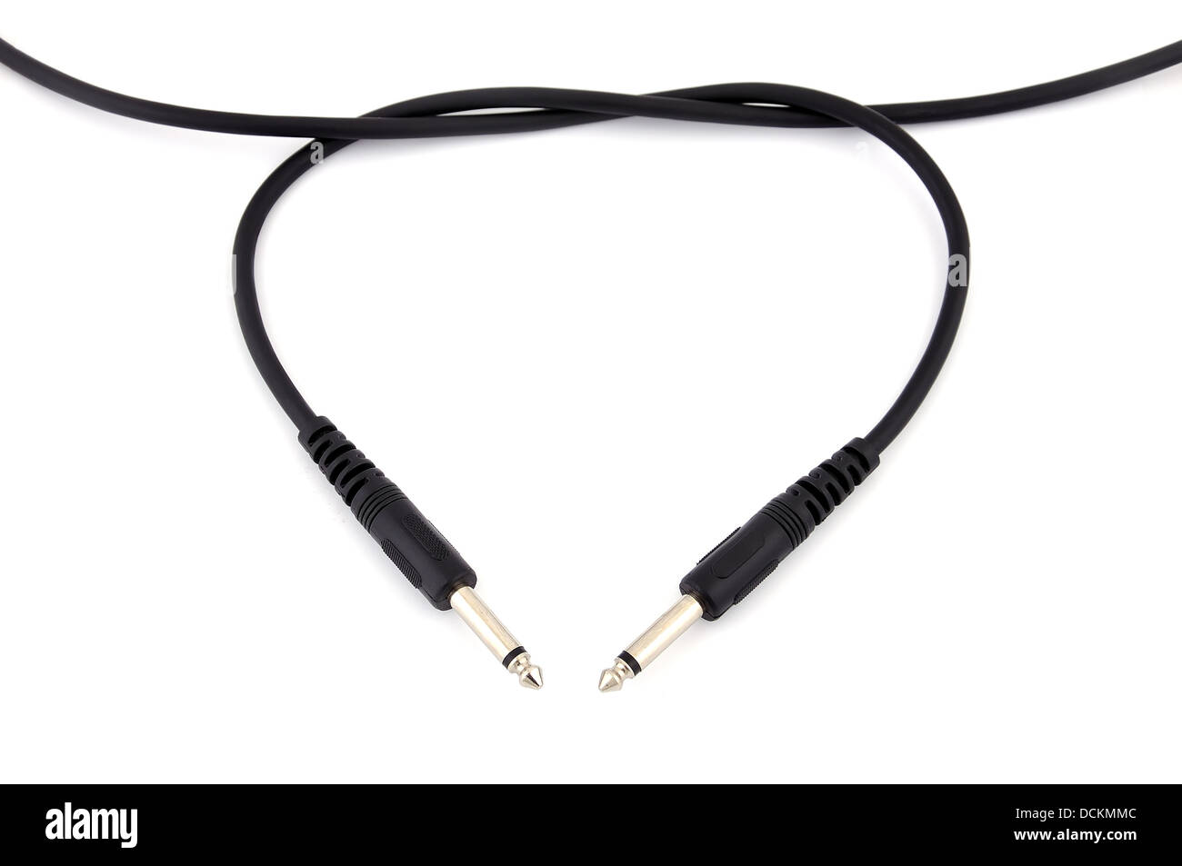 Two audio plug Stock Photo - Alamy