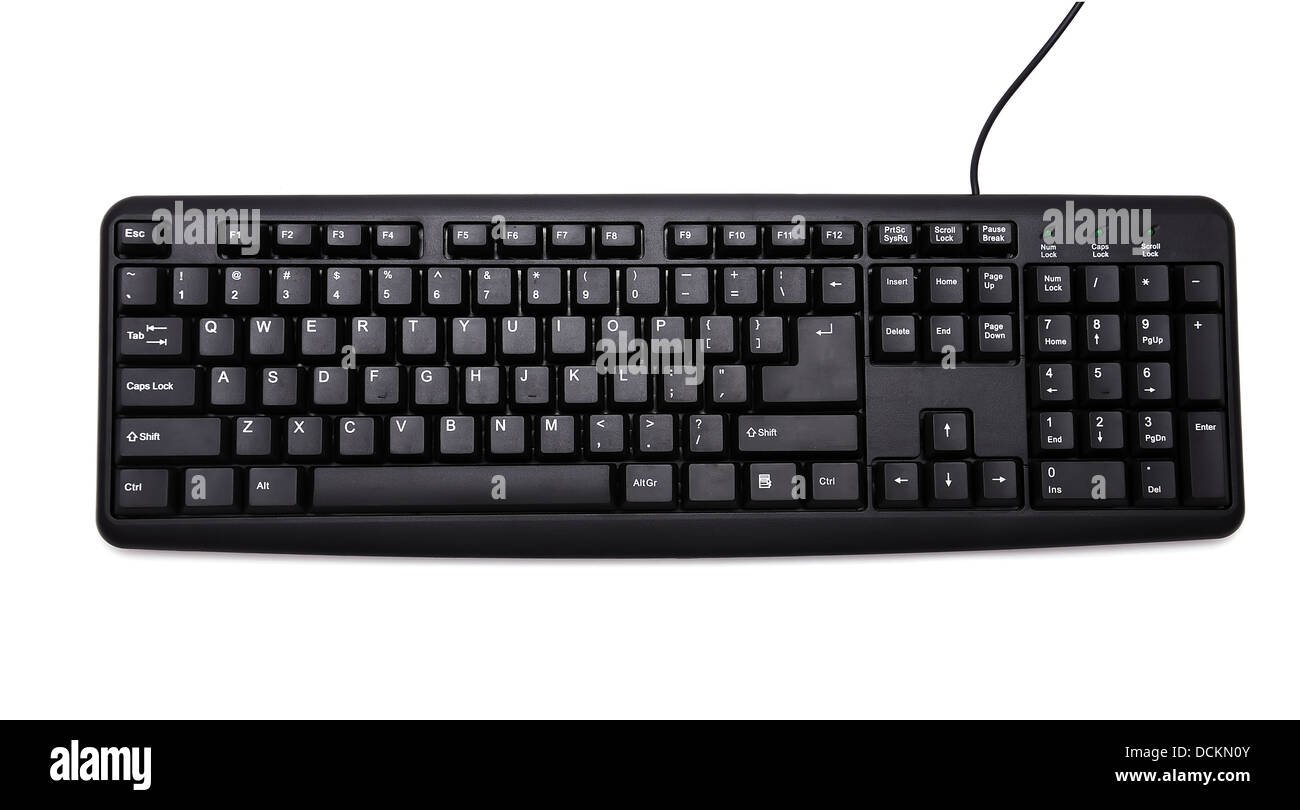 Close up keyboard keys Cut Out Stock Images & Pictures - Alamy