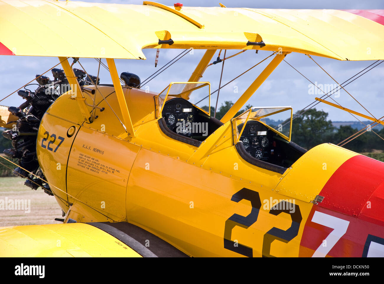 Boeing stearman bi plane hi-res stock photography and images - Alamy