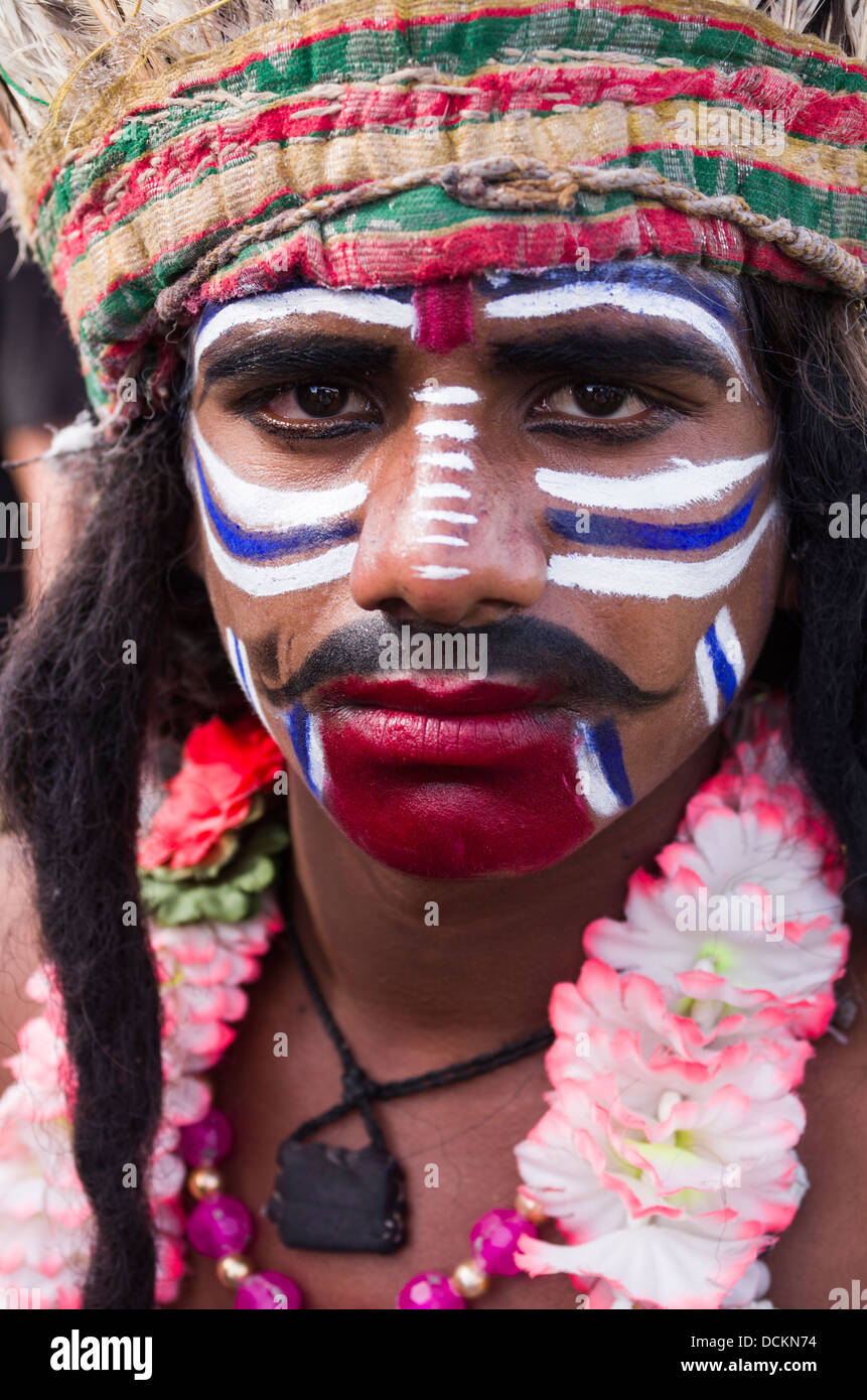 Indian Tribal Makeup Men