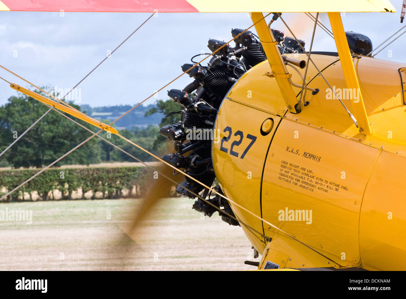 Boeing stearman engine propeller hi-res stock photography and images ...