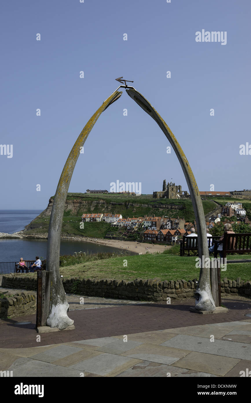 Whale jawbone whitby hi-res stock photography and images - Alamy