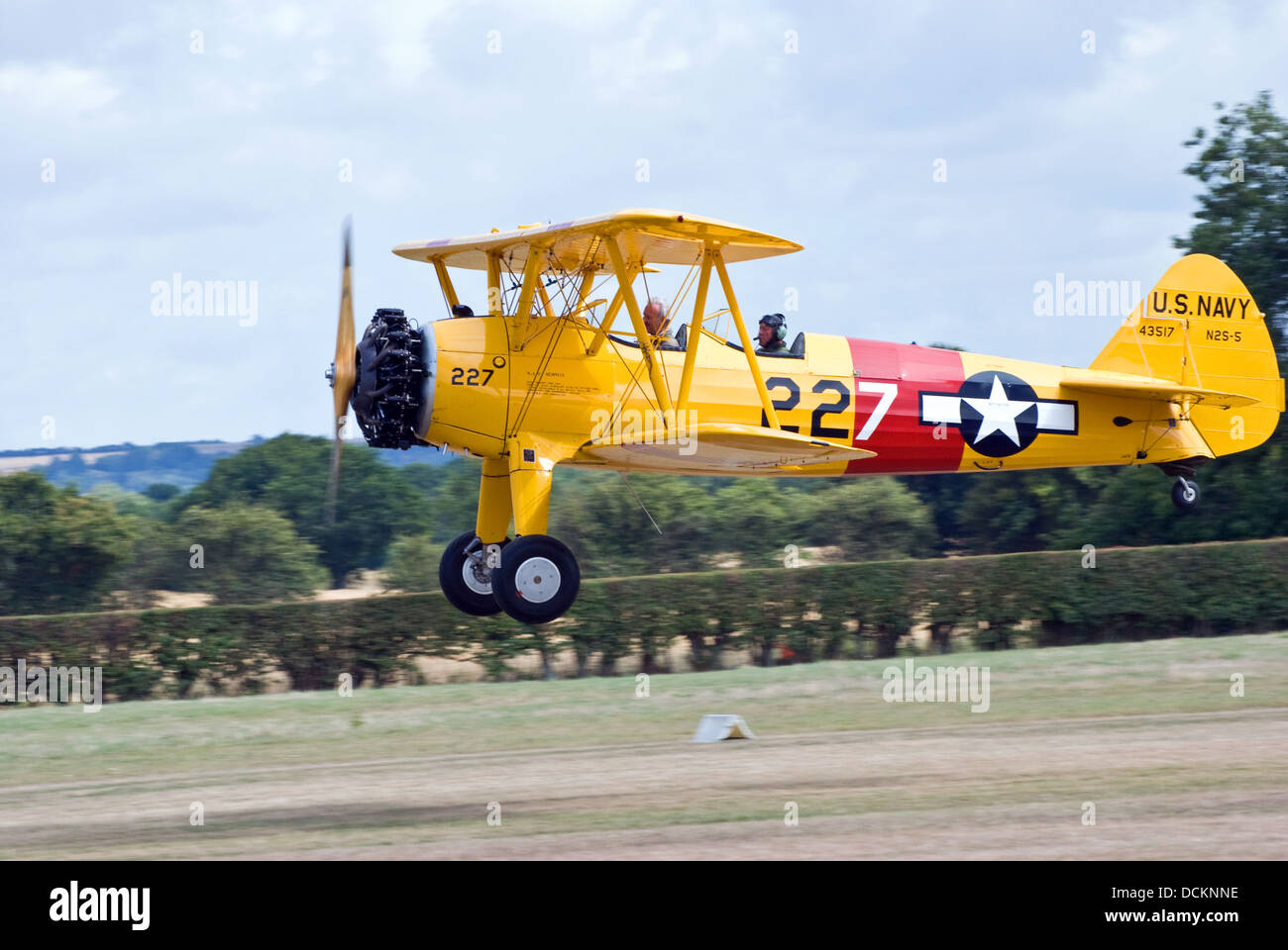 Boeing B75 Stearman Stock Photo - Alamy