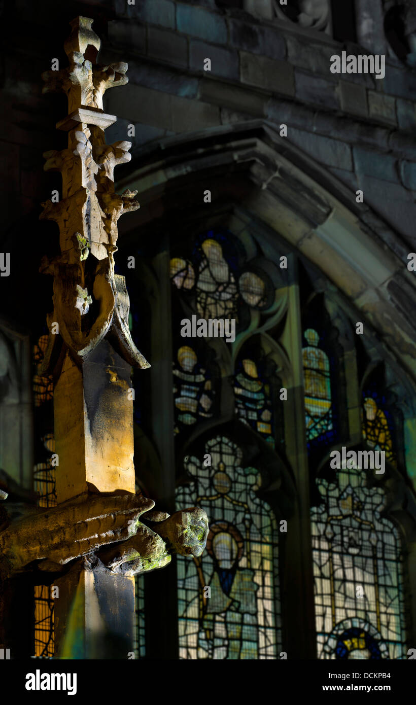Ancient York stone work Stock Photo - Alamy