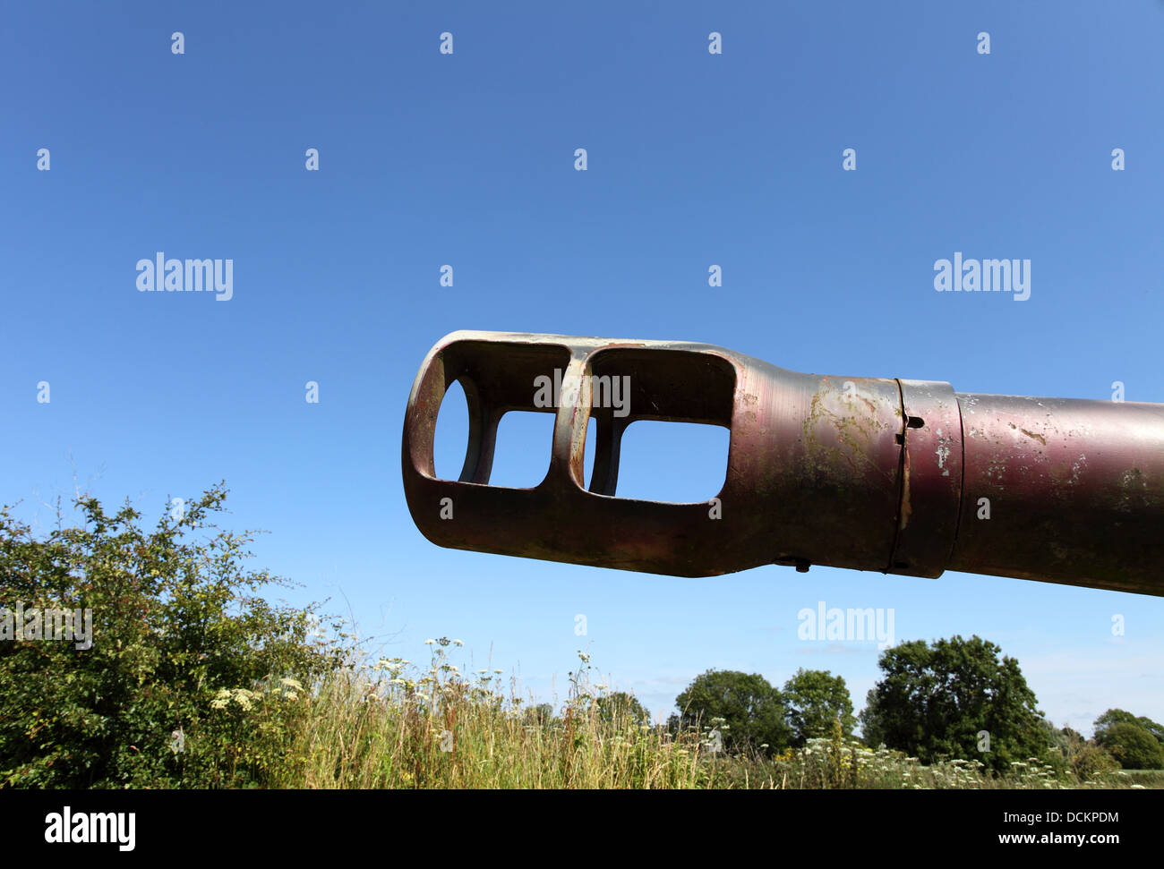 German 150mm Howitzer barrel Stock Photo - Alamy