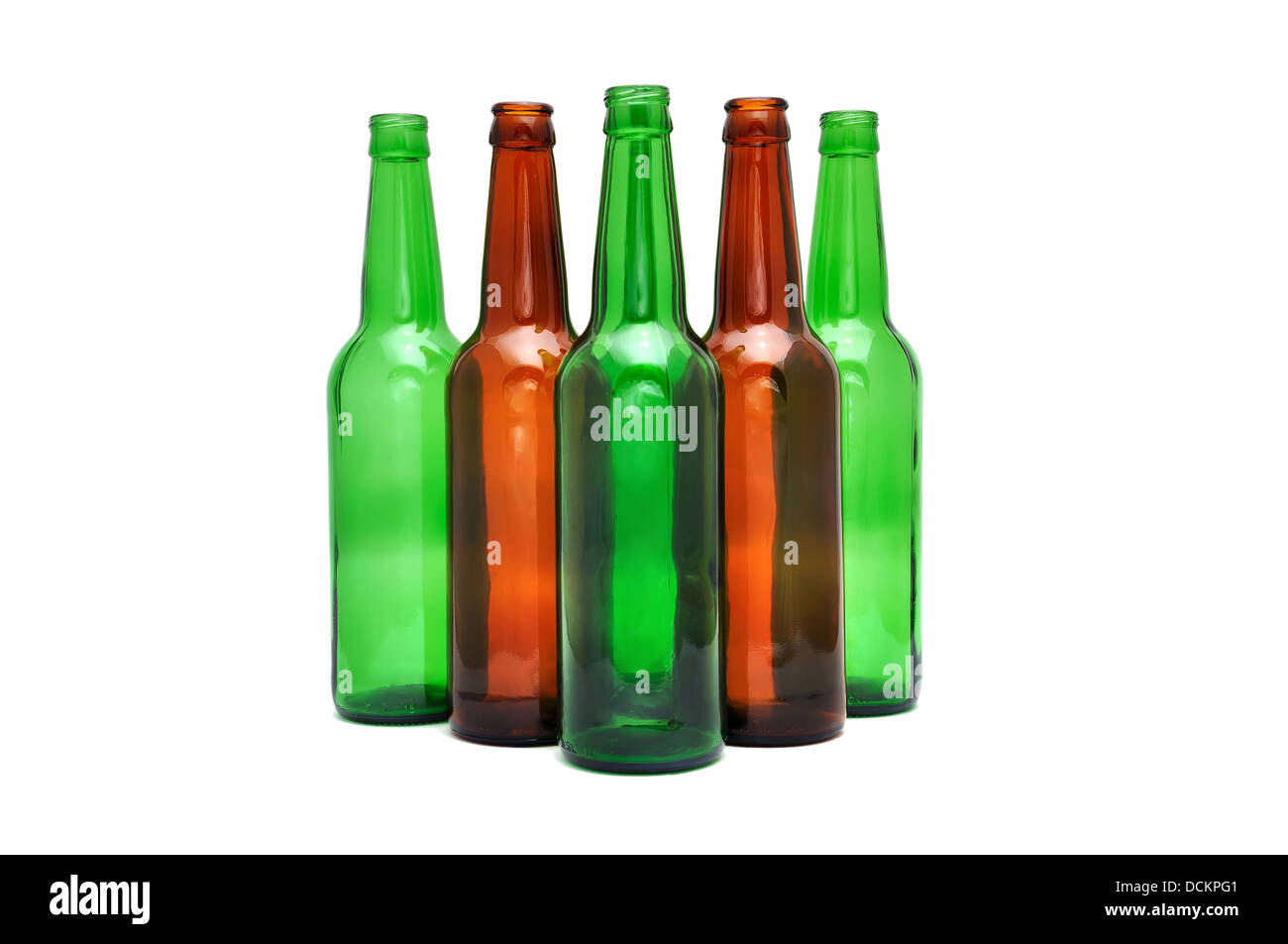 colored beer bottles Stock Photo - Alamy