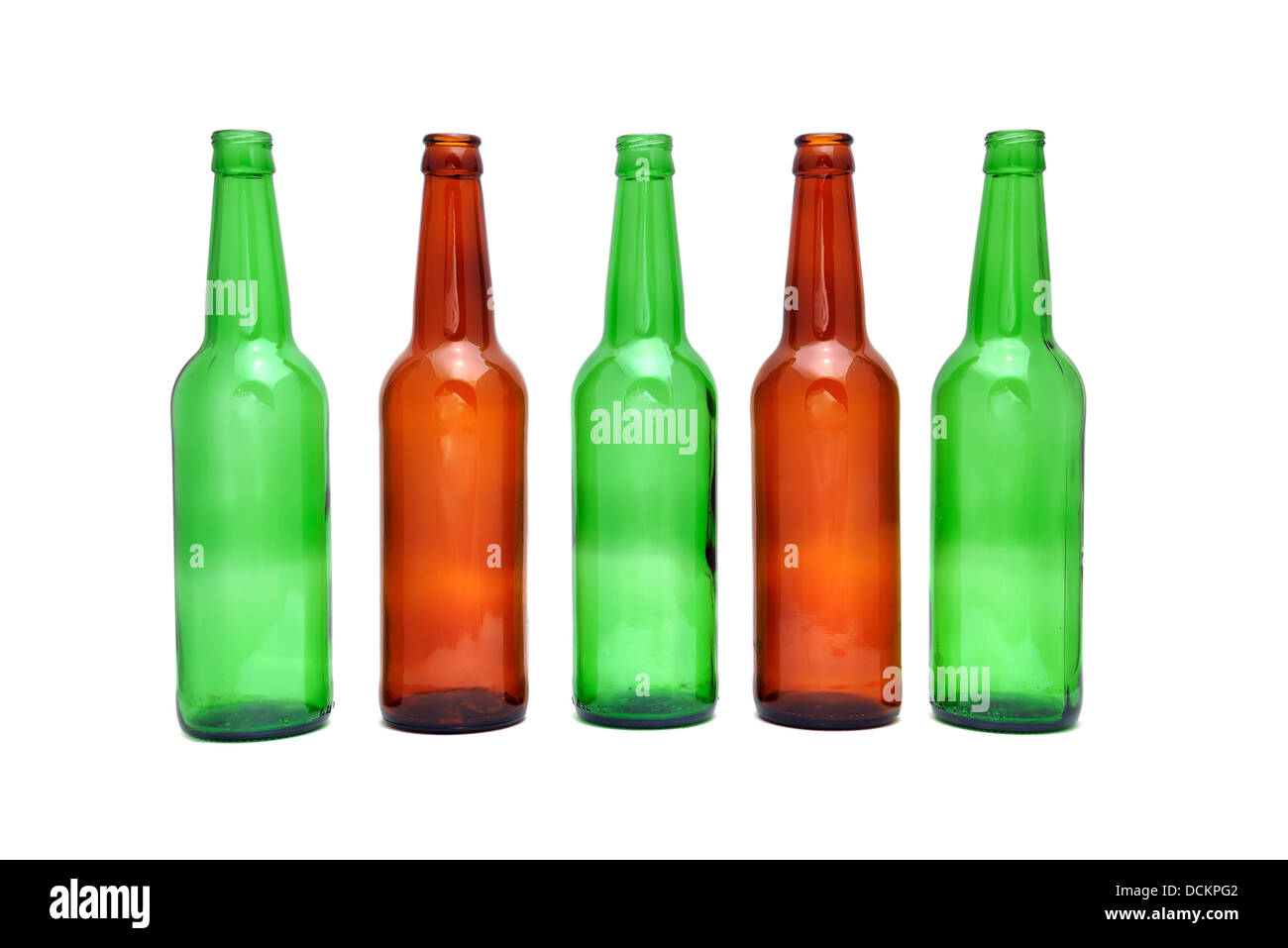colored beer bottles Stock Photo - Alamy