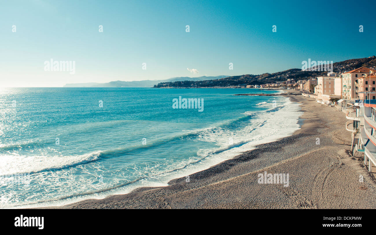 View of Nervi. Italy Stock Photo - Alamy