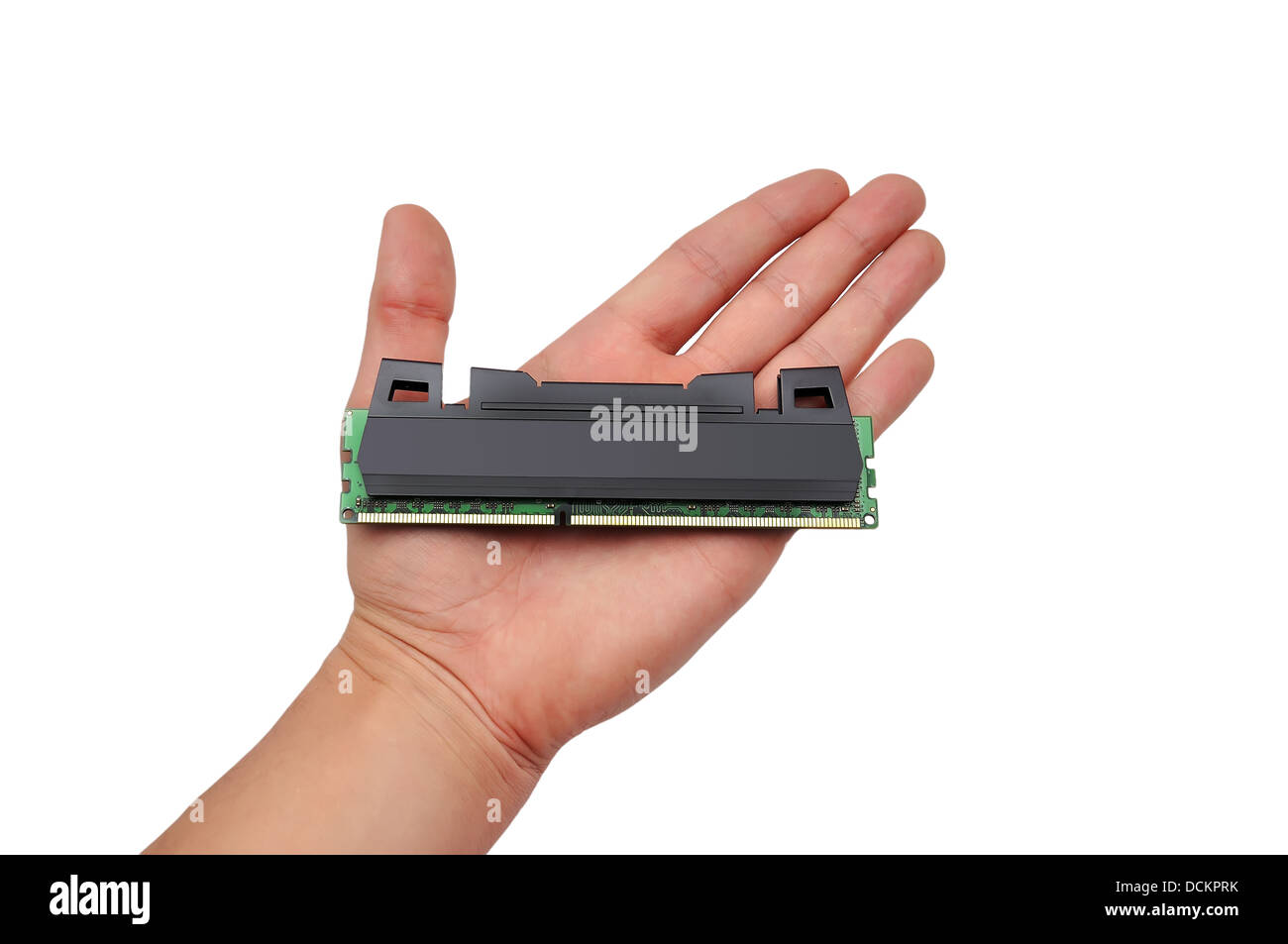 RAM in hand Stock Photo - Alamy