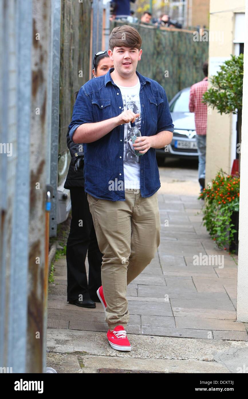 X Factor' finalist Craig Colton outside the show's studios London ...