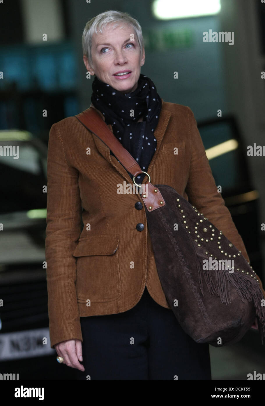 Annie Lennox at the ITV studios London, England - 07.10.11 Stock Photo - Alamy