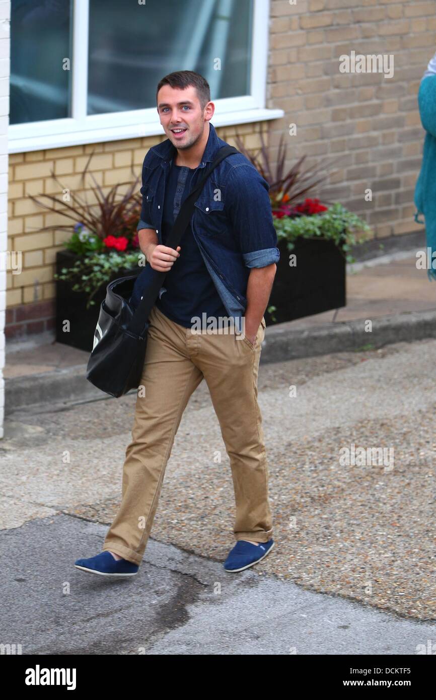 'X Factor' finalist Charlie Healy arrives at the show's studios ahead ...
