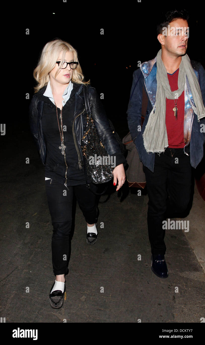 Kelly Osbourne and a friend arriving at The Hollywood Bowl to watch ...
