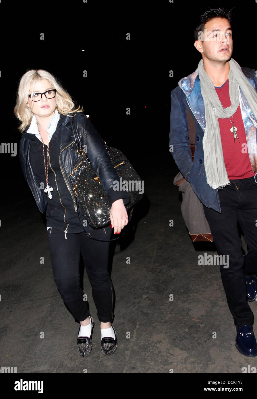 Kelly Osbourne and a friend arriving at The Hollywood Bowl to watch ...