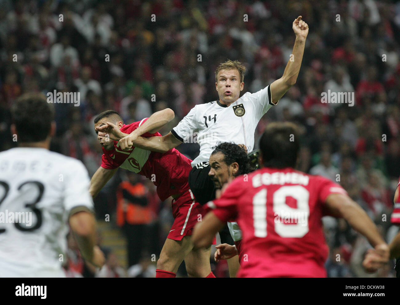 Burak Yilmaz Turkey vs Germany Euro 2012 Qualifier at the Turk Telekom ...