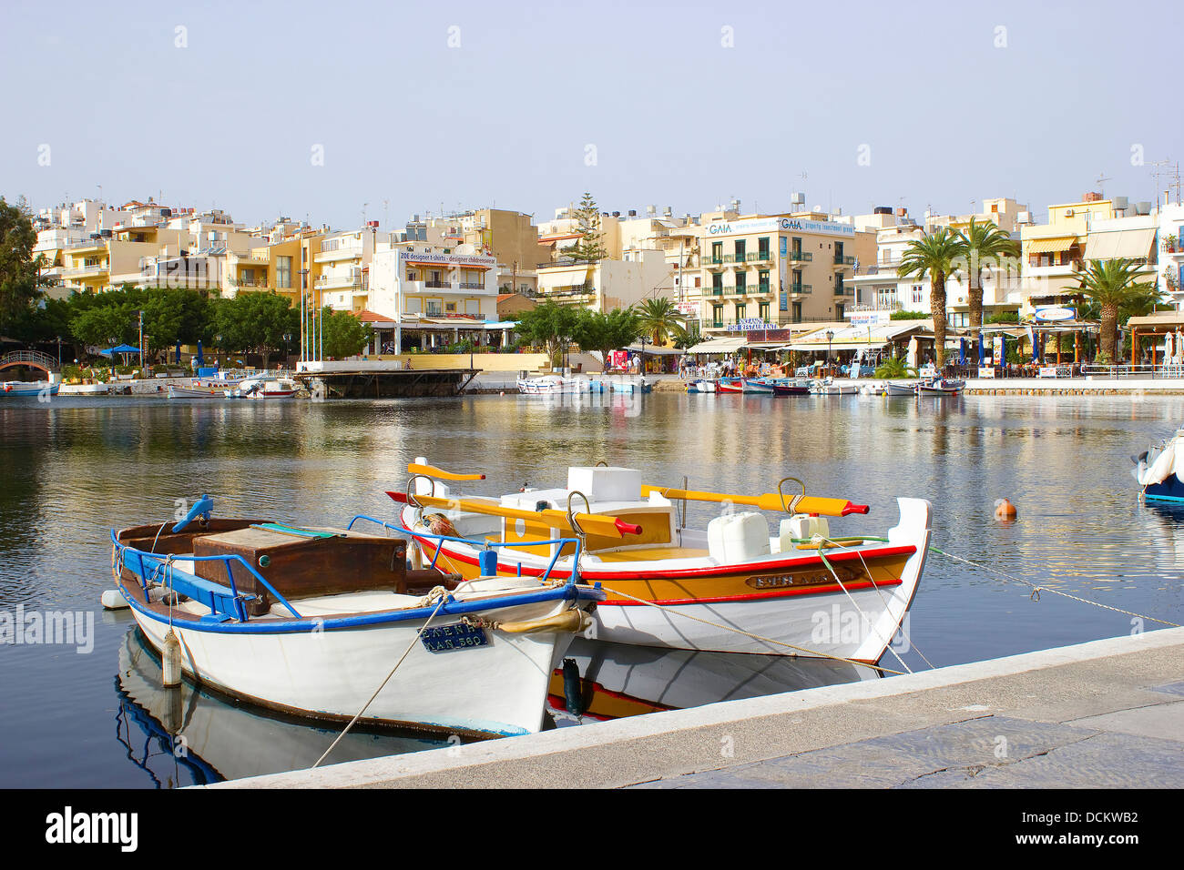 Agios Nikolaos, Crete Stock Photo - Alamy
