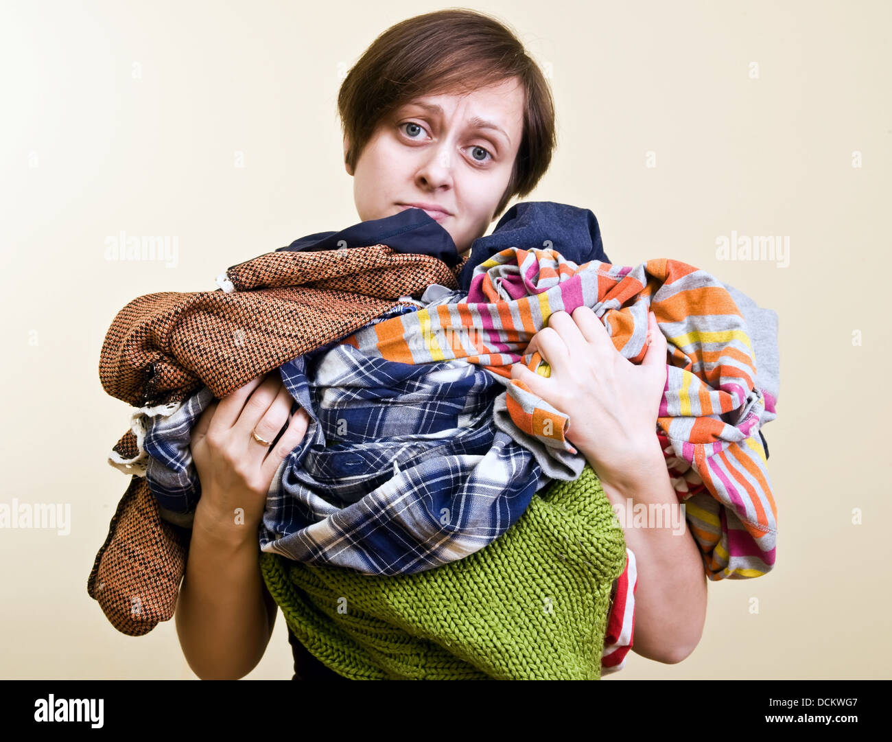 a lot of laundry Stock Photo - Alamy