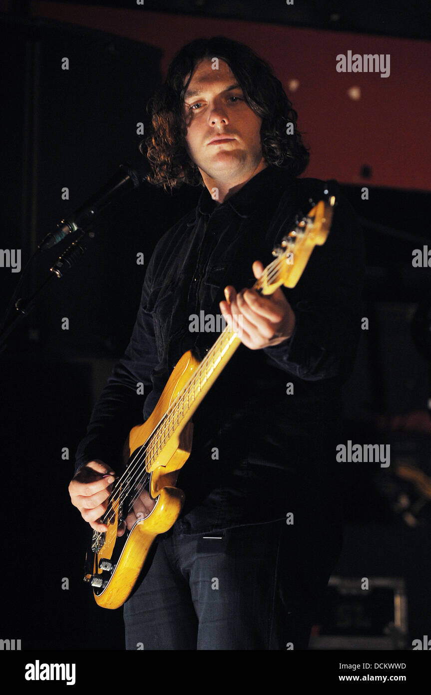 Nick O'Malley of The Arctic Monkeys performing at Revolution Live Fort ...