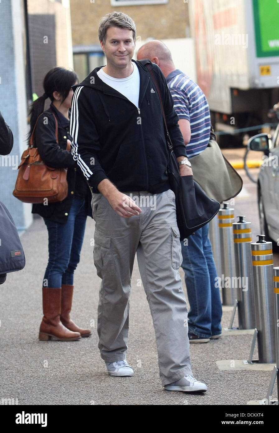 Dan Lobb at the ITV studios London, England - 14.10.11 Stock Photo - Alamy