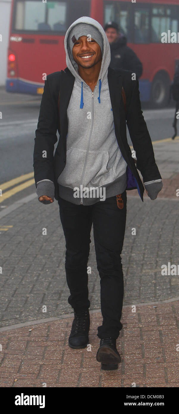 Marcus Collins 'X Factor' finalists at the studios to rehearse for the ...