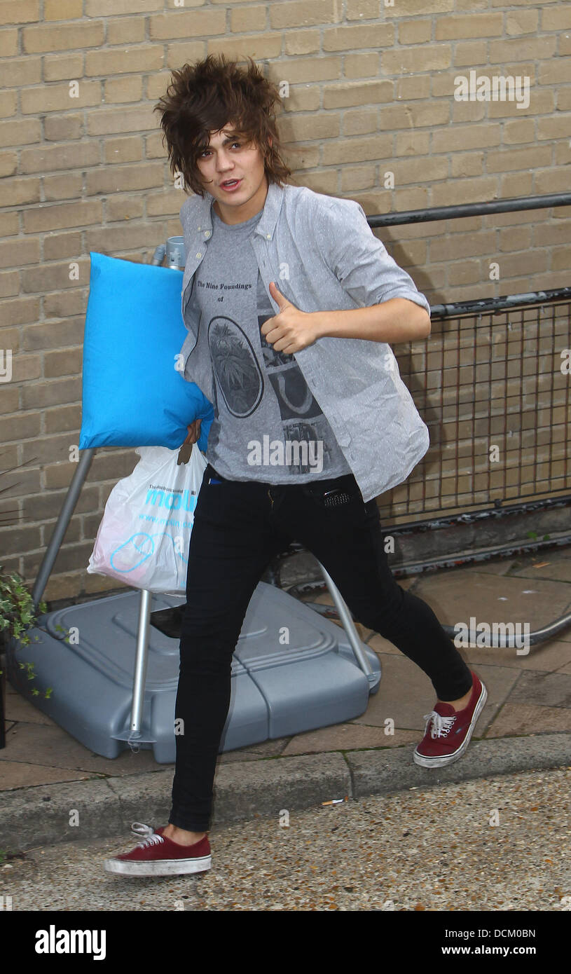 Frankie Cocozza 'X Factor' finalists at the studios to rehearse for the ...