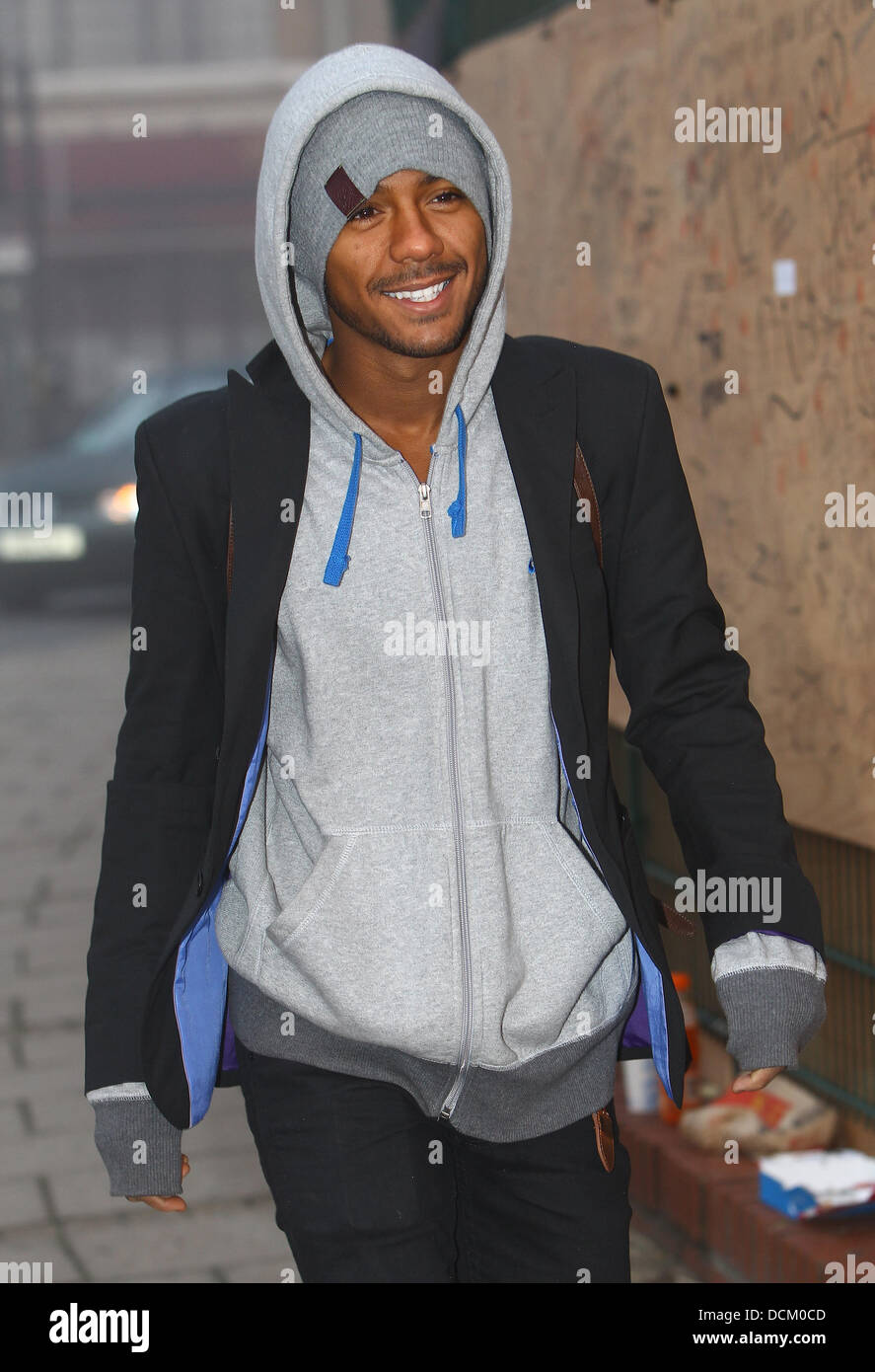 Marcus Collins 'X Factor' finalists at the studios to rehearse for the ...