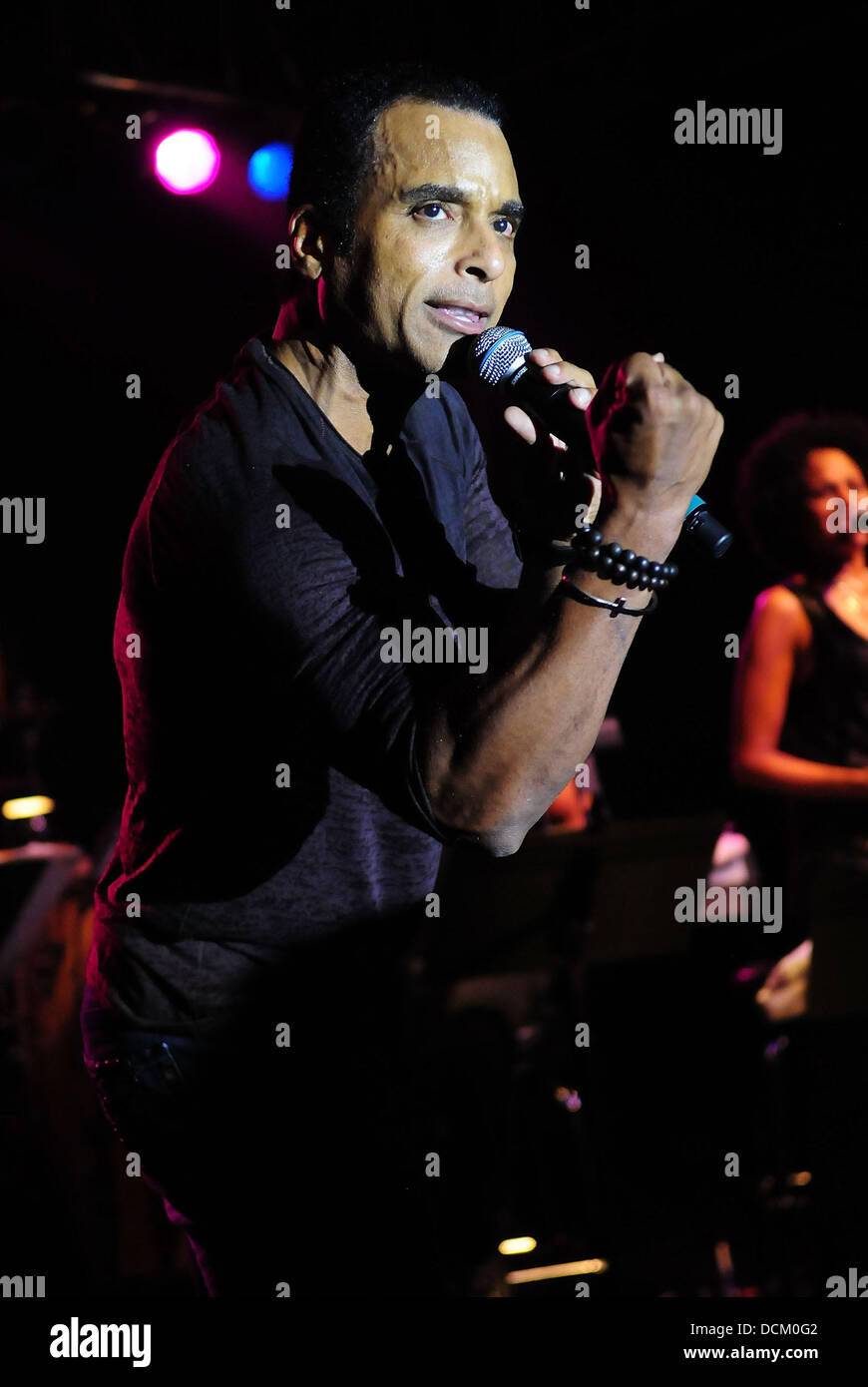 Jon Secada performs with Miami Sound Machine at Footy's Bubbles And ...