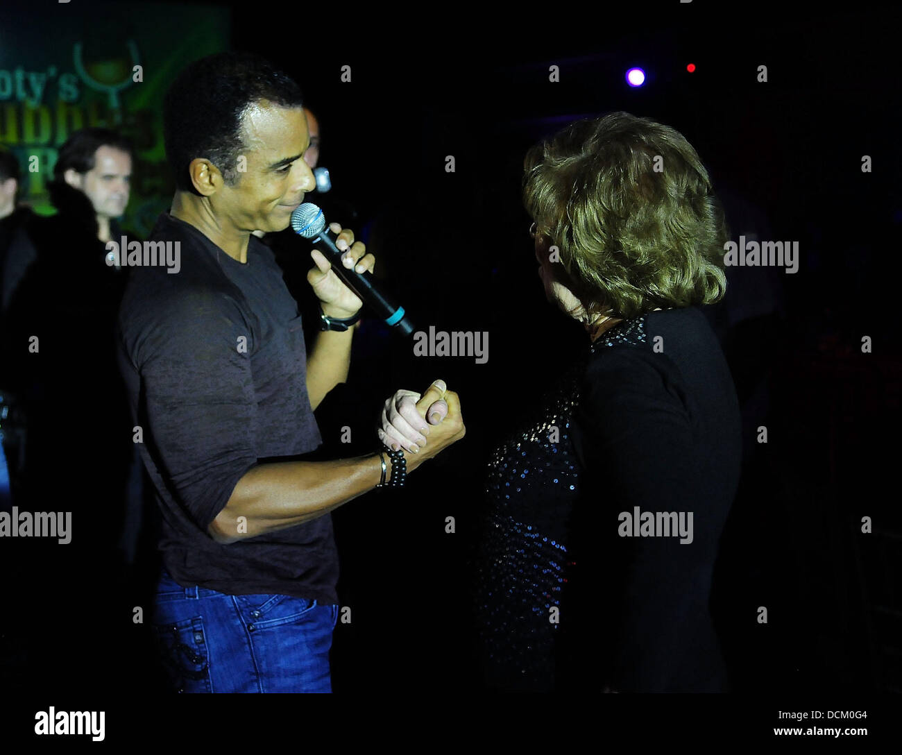 Jon Secada performs with Miami Sound Machine at Footy's Bubbles And ...