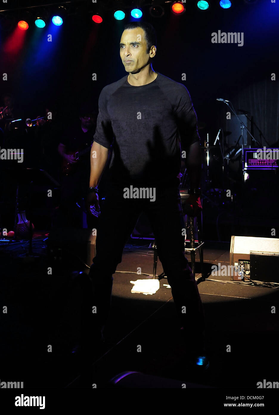 Jon Secada performs with Miami Sound Machine at Footy's Bubbles And ...