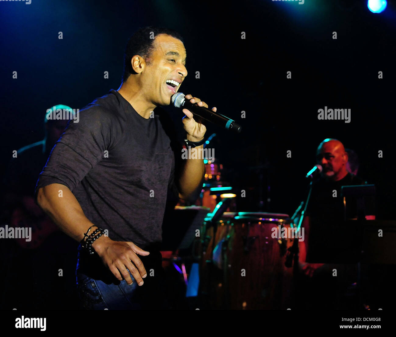 Jon Secada performs with Miami Sound Machine at Footy's Bubbles And ...
