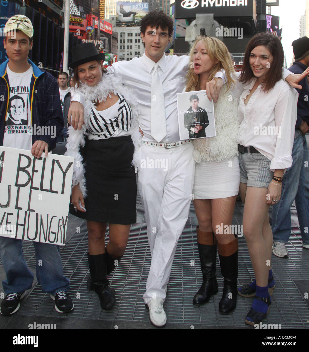Atmosphere Demonstrators rally at the Occupation Party in New York's ...