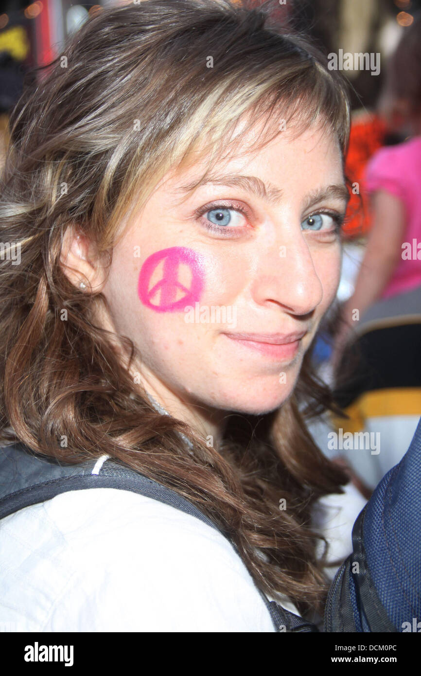 Atmosphere Demonstrators rally at the Occupation Party in New York's ...