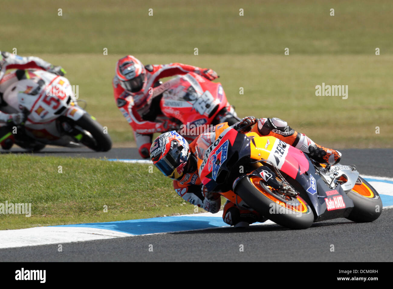 Casey Stoner Moto2 race of the Australian MotoGP, which is round 16 of ...