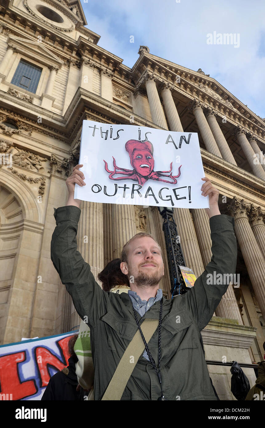 Occupy London Protest , Global day of protests inspired by the 'Occupy ...
