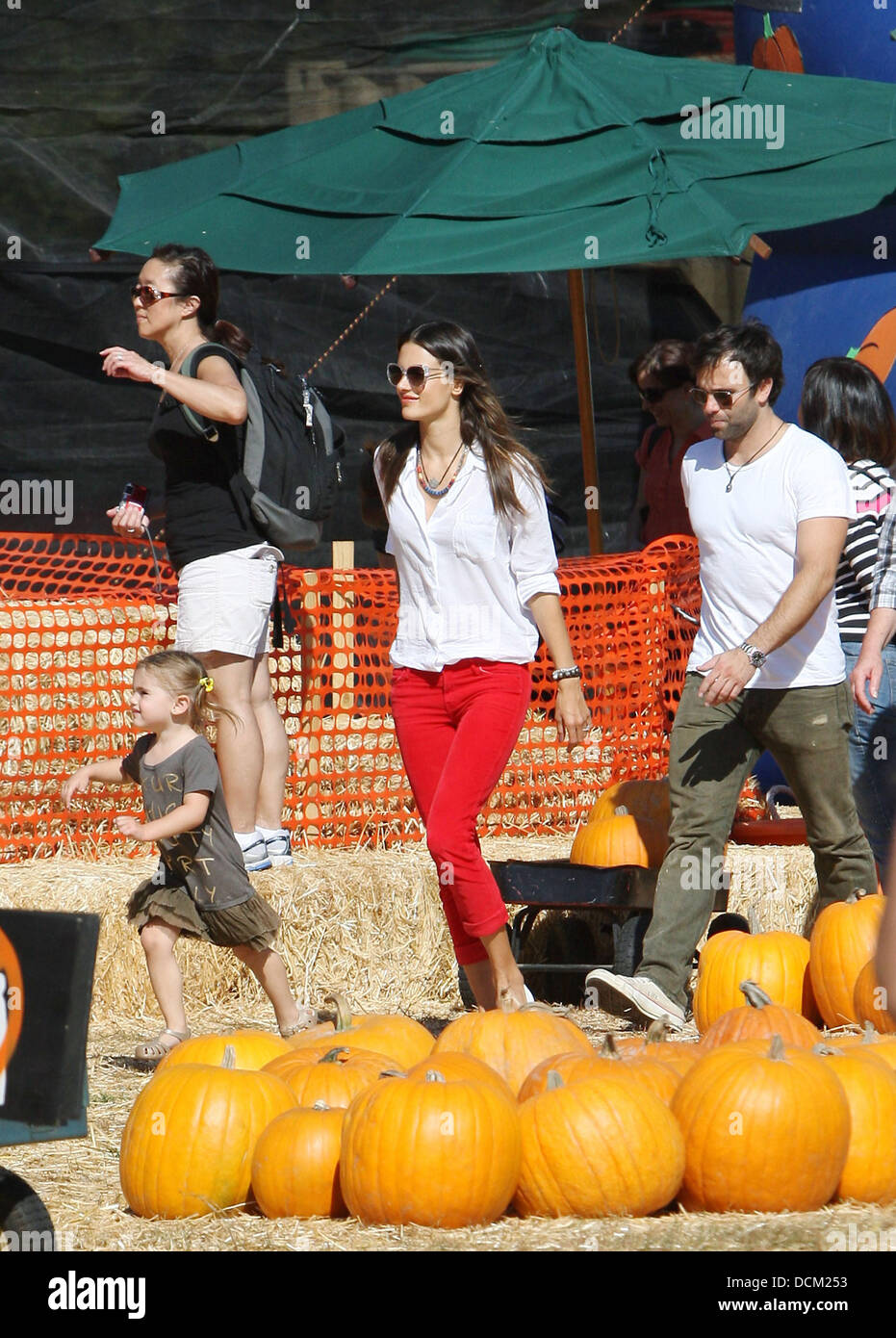 Alessandra Ambrosio and Jamie Mazur at Mr Bones Pumpkin Patch in West ...