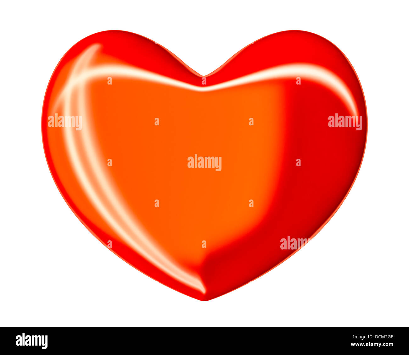 isolated red heart Stock Photo - Alamy