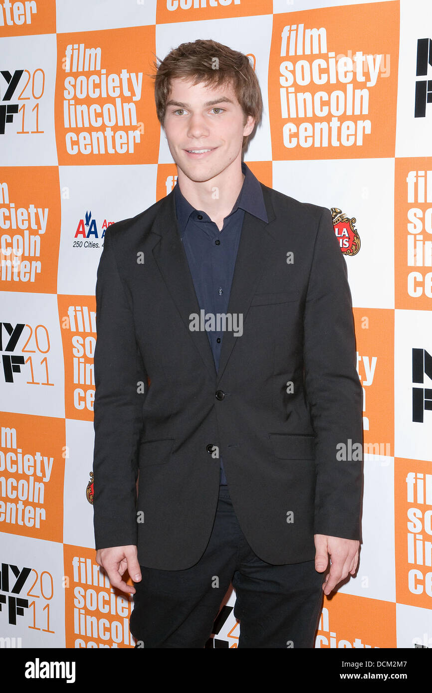 Nick Krause at the 49th Annual New York Film Festival premiere of "The ...