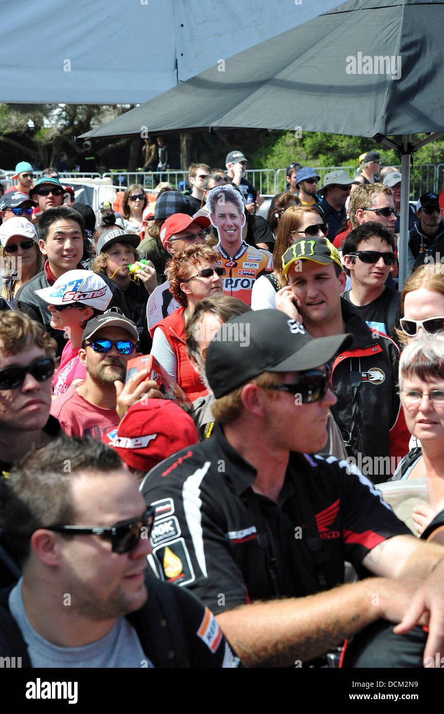 Fans The Moto2 race of the Australian MotoGP at Phillip Island Grand ...
