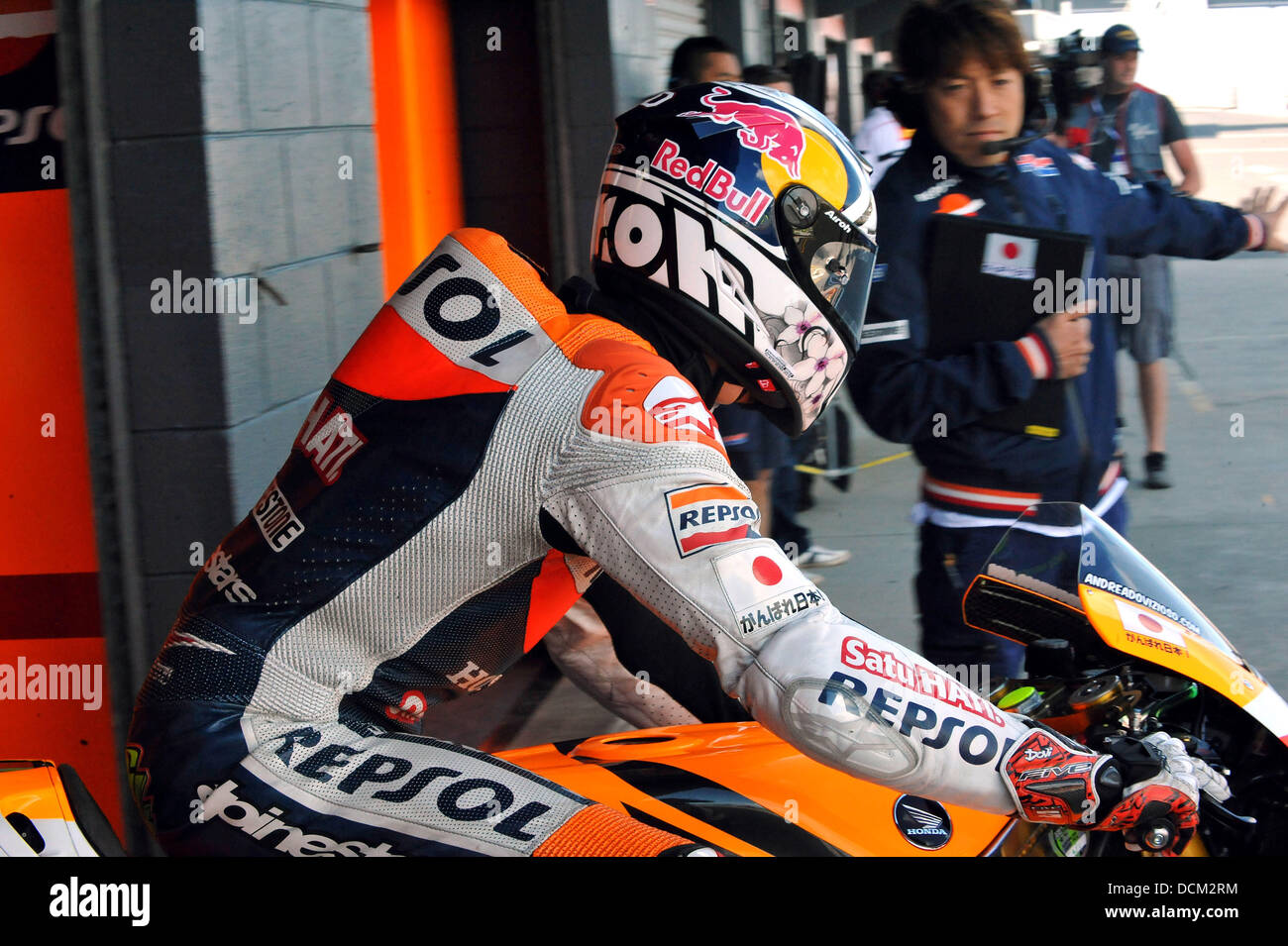 Andrea Dovizioso The Moto2 race of the Australian MotoGP at Phillip Island Grand Prix Circuit ...