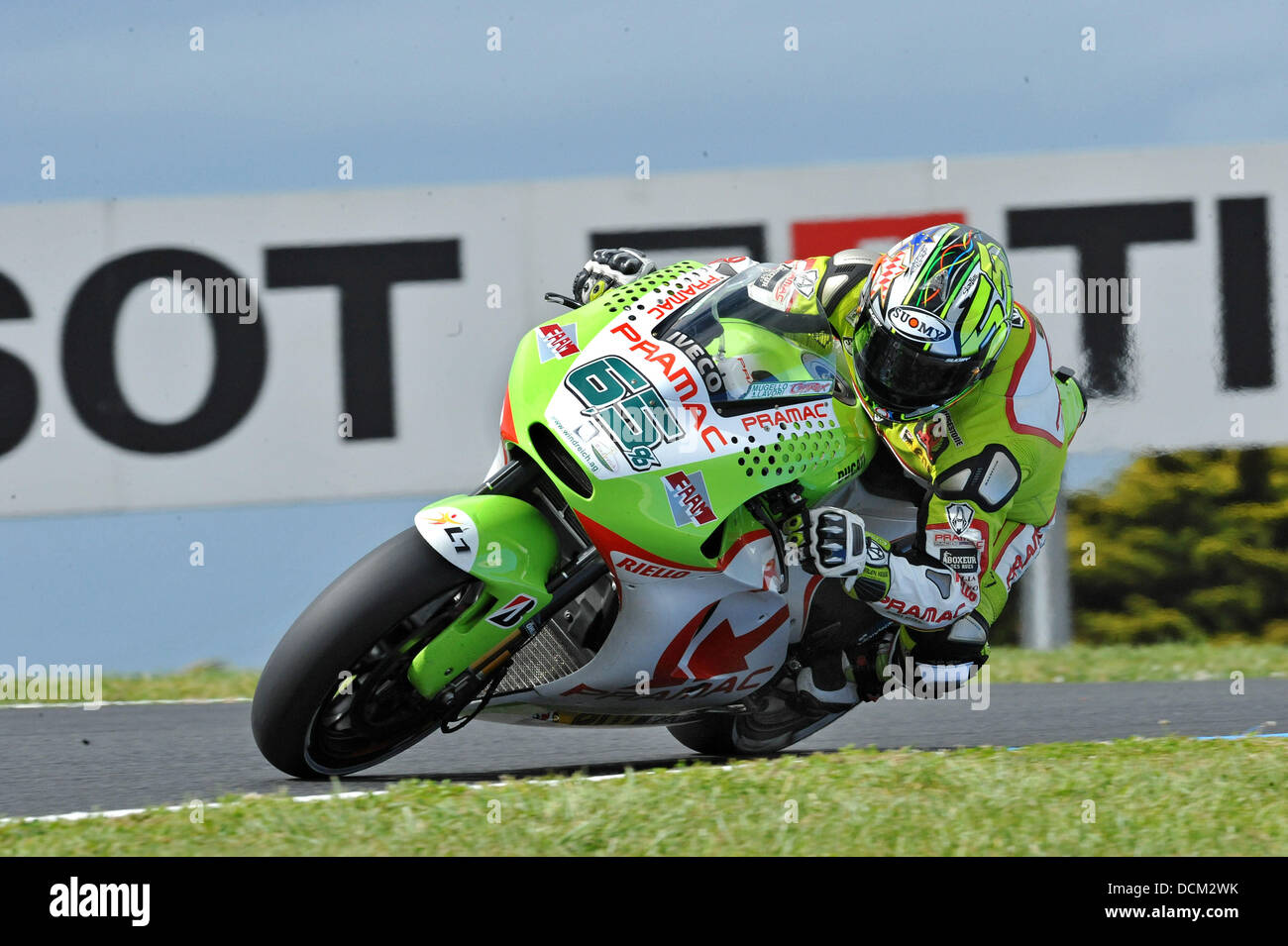 Loris Capirossi The Moto2 race of the Australian MotoGP at Phillip ...