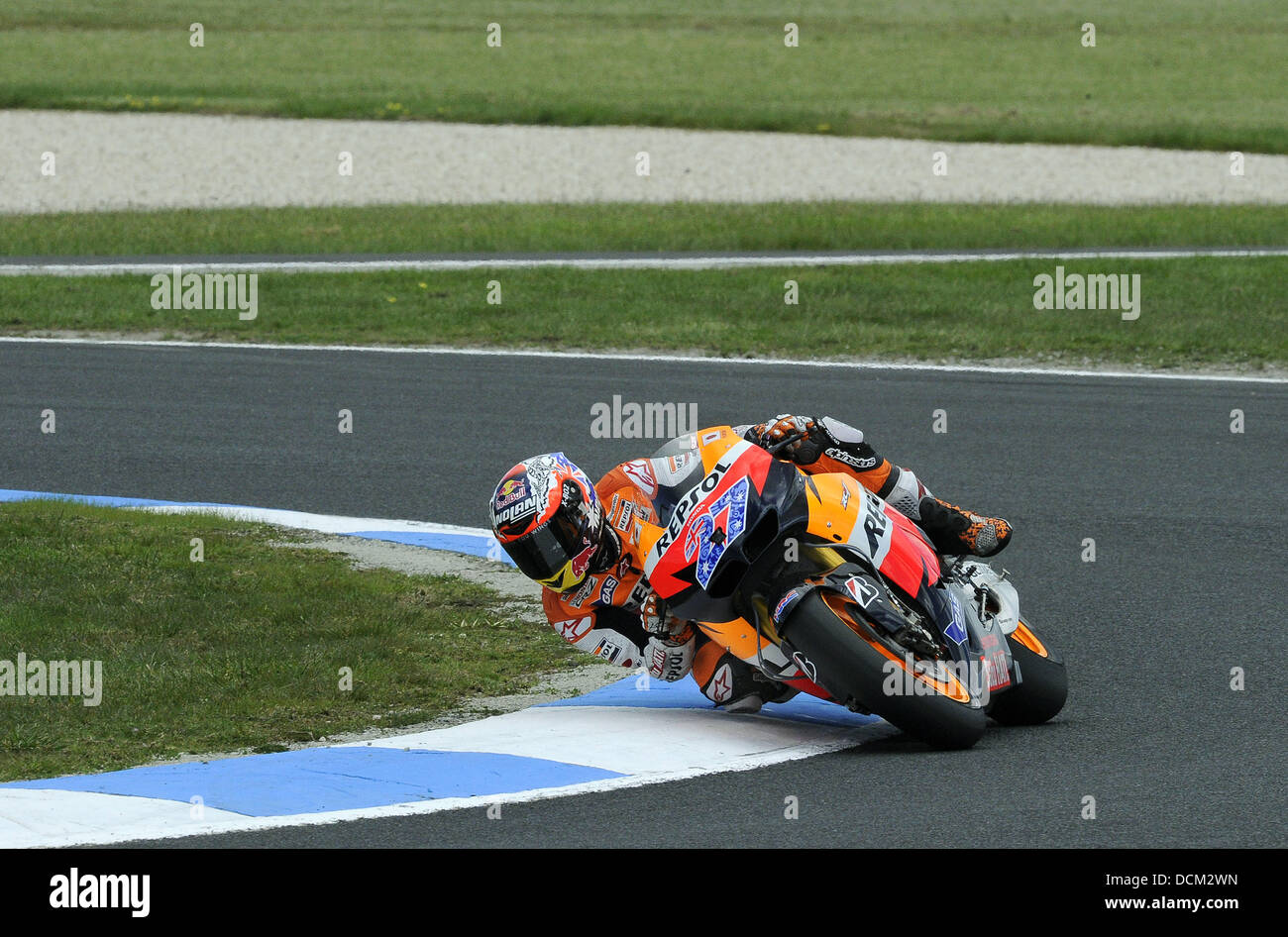 Casey Stoner The Moto2 race of the Australian MotoGP at Phillip Island ...